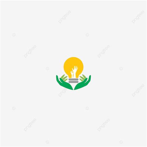 Idea Hand Bulp Lam Logo Icon Solution Bulb Concept Vector Solution