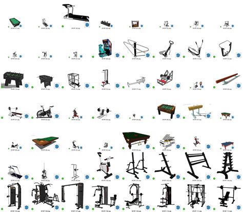 Sketchup Collection Fitness
