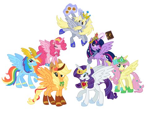 Mlp Mane 6 As Alicorns