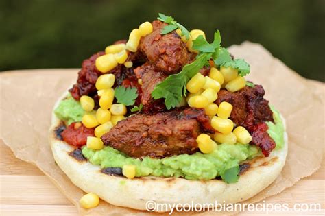 Arepa Con Carne A La Criolla My Colombian Recipes