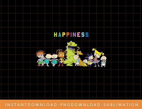 Rugrats Group Shot Happiness Png Sublimate Digital Print Inspire Uplift