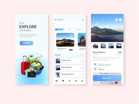 Explore World Mobile App Ui UX Design By Fahim Emon On Dribbble