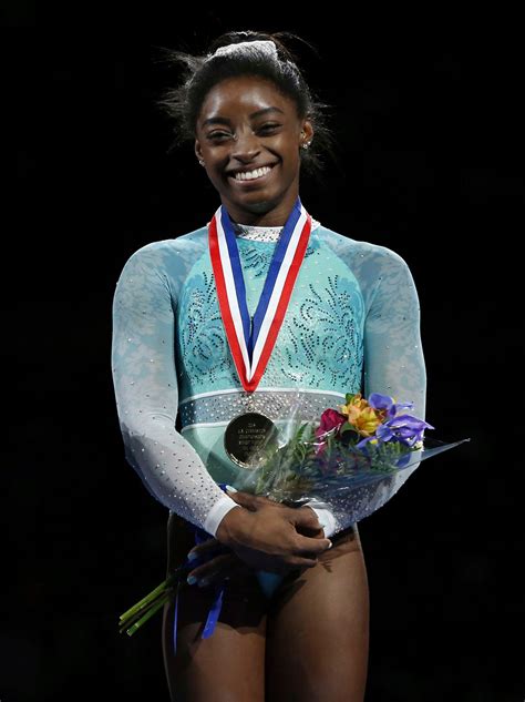 Simone Biles Makes History Again At The Us Gymnastics National Championships Vogue
