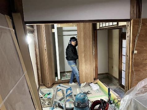 建具の吊り込み古民家リフォーム大阪府堺市のアーテックにしかわ