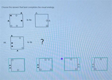 Choose The Answer That Best Completes The Visual Chegg