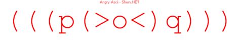Angry Ascii Text Emoticon Free Text And Ascii Emoticons