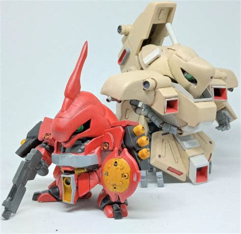 えす On Twitter 皆さま、こんばんは。 ギラドーガ・サイコミュ試験型完成しました。 Bb戦士ヤクトドーガをベースに色々加工して