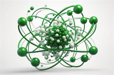 Electron Cloud Atom Model Structure Erwin Schrodinger Atomic Orbital Parts Structure Premium