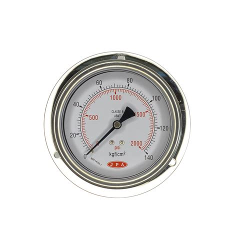 Manômetro Angular 100mm Caixa Inox Rosca 12 Jpa Comercial