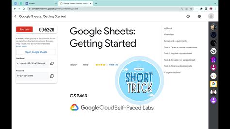 [NEW2023] Google Sheets: Getting Started || #Learn_to_earn || #qwiklabs ...