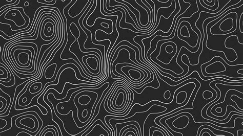 Abstract Topographic Contour Line Pattern Solid Background Vector Map 14399732 Vector Art At