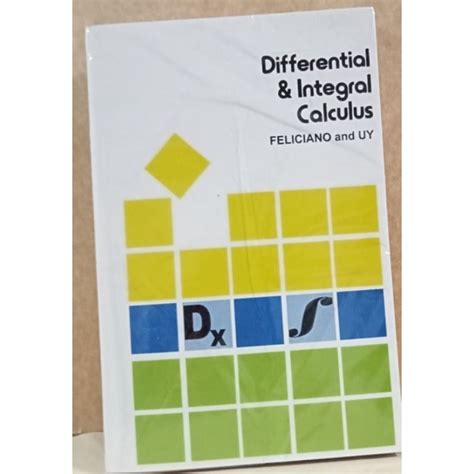Differential And Integral Calculusby Uy Shopee Philippines