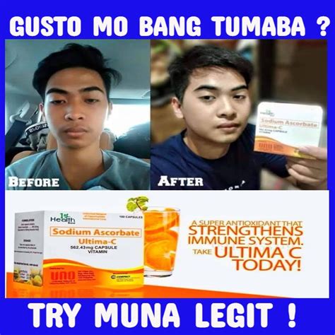 Ultima C Vitamin C Sodium Ascorbate Blister Pack 10 Capsules Pampataba Shopee Philippines
