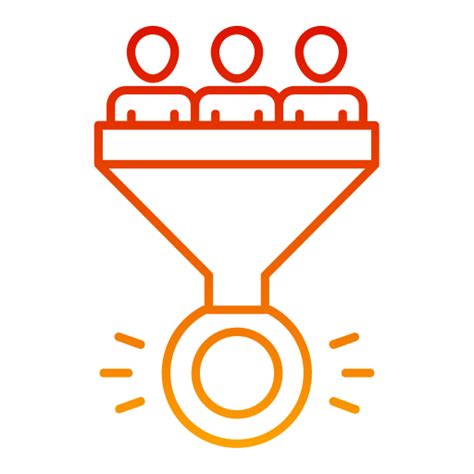 Conversion Rate Generic Gradient Icon