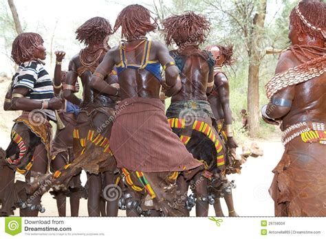 Jumping Of The Bull Ceremony Ethiopia Editorial Stock Image Image Of