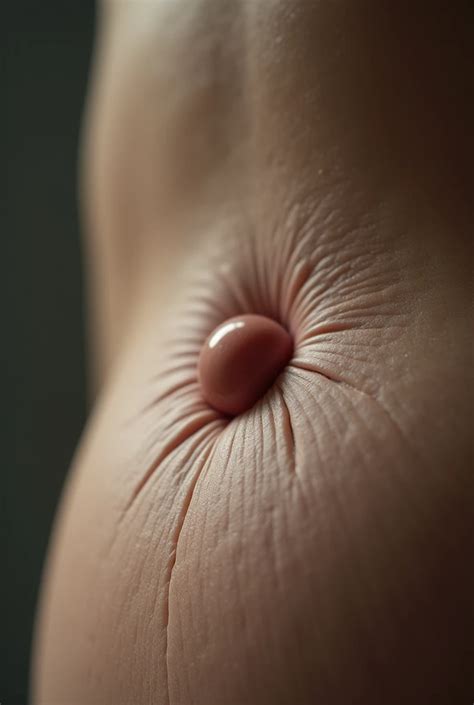 Close Up Photograph Of A Barbell Nipple Piercing The Nipple Is Erect