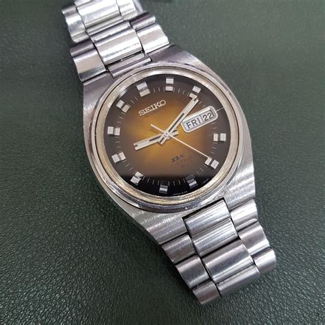 Seiko Dx Tobacco Dial Vintage Watch From Year 1974 Mens Fashion