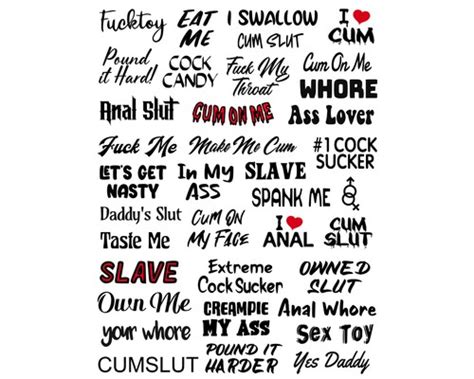 37 Naughty Temporary Tattoos Adult Body Art Slave Kinky Sex Hot Slutty Stickers Ebay 37 Naughty Temporary Tattoos Adult Body Art Slave Kinky Sex Hot Slutty Stickers Ebay