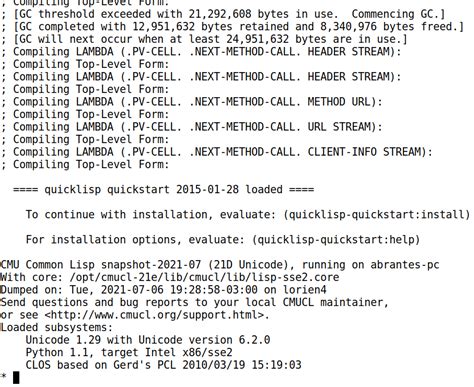 Ambiente De Desenvolvimento Para Common Lisp Emacs Sbcl Cmucl Quicklisp Utilitários