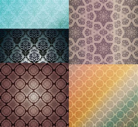 Beautiful Decorative Pattern Design Elements Vectors Graphic Art