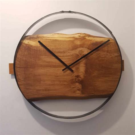 Brown Oak Whisky Clock Jh Creations