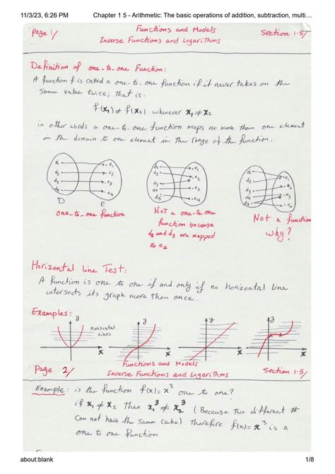 Solution Chapter 1 5 Arithmetic The Basic Operations Of Addition Subtraction Multiplication And