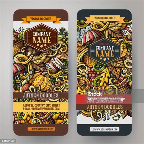 만화 귀여운 화려한 벡터 손으로 그린 한다면가 시즌 기업의 정체성 3차원 형태에 대한 스톡 벡터 아트 및 기타 이미지 3차원