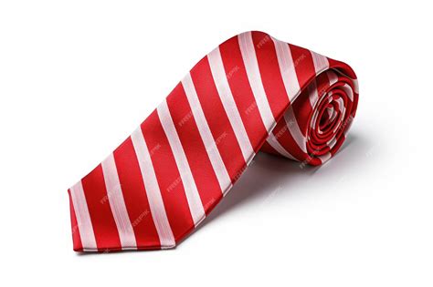 Premium Photo Crimson Serenade A Roseadorned Tie On White Or Png