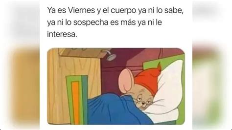 “es Viernes Y El Cuerpo Lo Sabe” Los Memes Más Divertidos Para Compartir