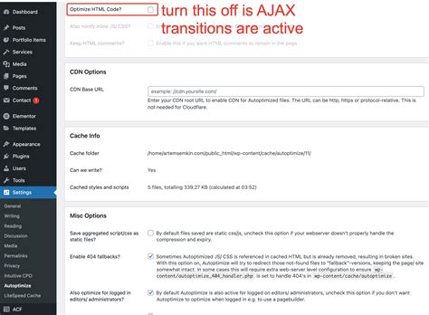 Optimizing Site Loading Speed Asli