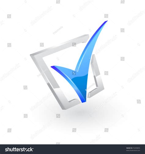 Blue Checkbox Over 7988 Royalty Free Licensable Stock Vectors