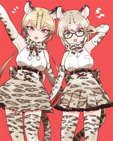 Margay And Ocelot Kemono Friends Drawn By 50yen Danbooru
