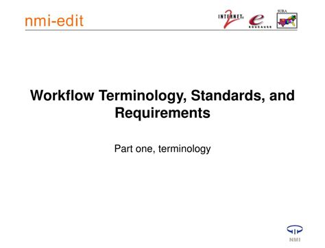 Ppt Workflow Terminology Standards And Requirements Powerpoint Presentation Id 434357