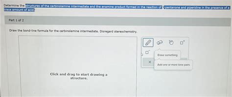 Solved Determine The Structures Of The Carbinolamine