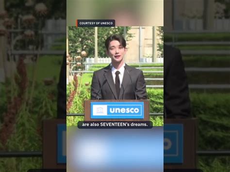 Pinangalanan Ng K Pop Group Na Seventeen Ang Unesco Goodwill Ambassador