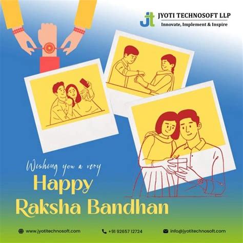 Jyoti Technosoft Llp On Linkedin Rakshabandhan Love Brosis Festival