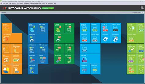 Autocount Accounting 20 New Features Chapter 11 Windows Interface