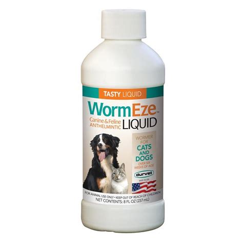Durvet Wormeze Liquid Wormer For Dogs And Cats