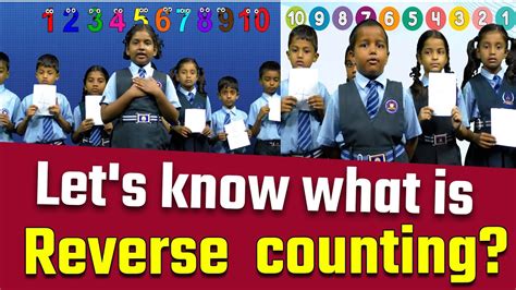 Explanation Of Forward And Backward Counting Of Numbers Lets Know