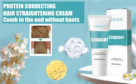 2pcs Protein Hair Straightening Cream Keratin Treatment For Faster Smoothing And Shine