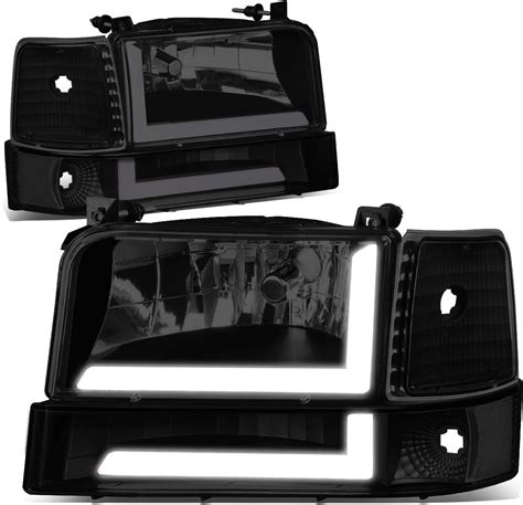 Dna Motoring Par De Faros Delanteros De Barra De Luz Led Dual