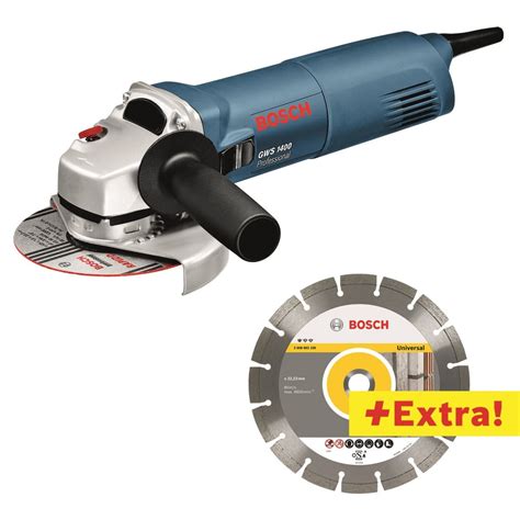 Угловая шлифмашина Bosch GWS 1400 + алмазный диск в подарок 0.601.824 ...