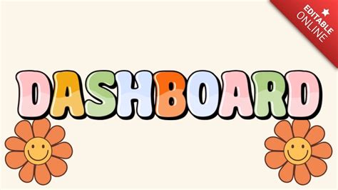 Dashboard 70s Retro Font Text Effect Generator