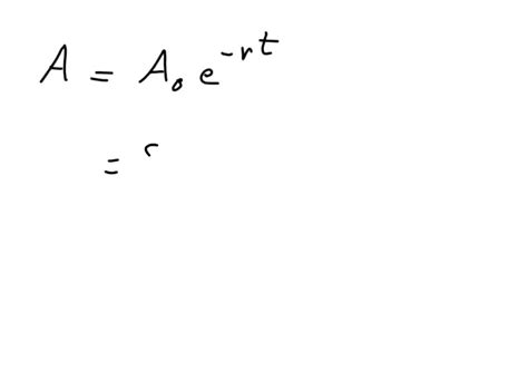 Solved The Mass Of A Radioactive Substance Follows A Continuous