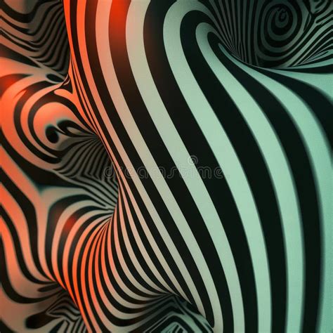 Abstract Neo Dadaist Patterns Of Op Art Design Conceptual Optical