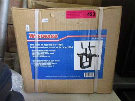Westward 100 Foot Hand Crank Air Hose Reel