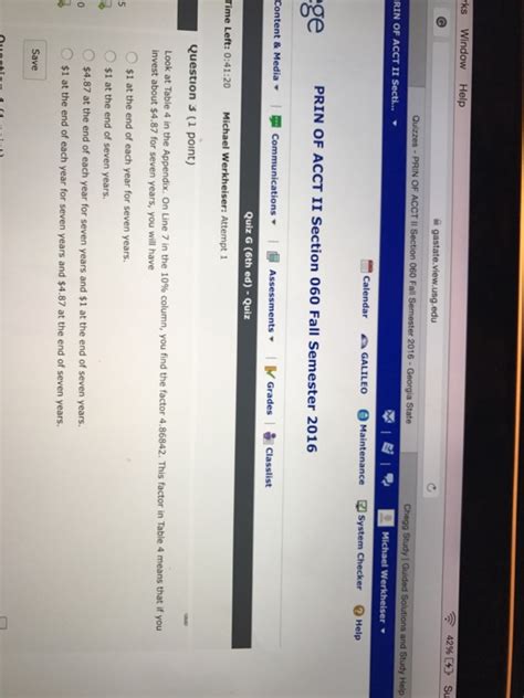 Solved Look At Table 4 In The Appendix On Line 7 In The 10