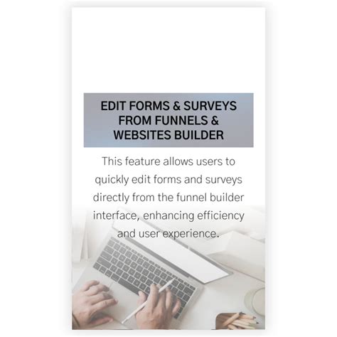 Don Franklin On Linkedin New Feature Edit Forms Surveys From Funnels