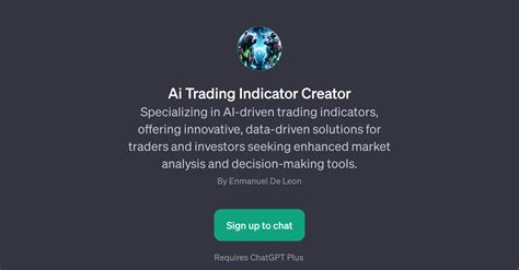 Ai Trading Indicator Creator Ai Tool For Trading Indicators