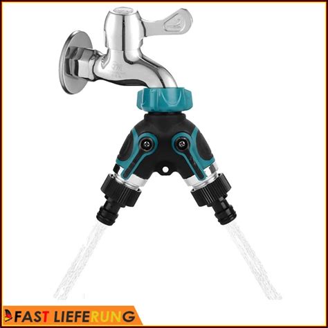 2 Wege Y Verteiler Für Zwei Zulaufschläuche Wasseranschluss Verteiler Eur 9 99 Picclick De